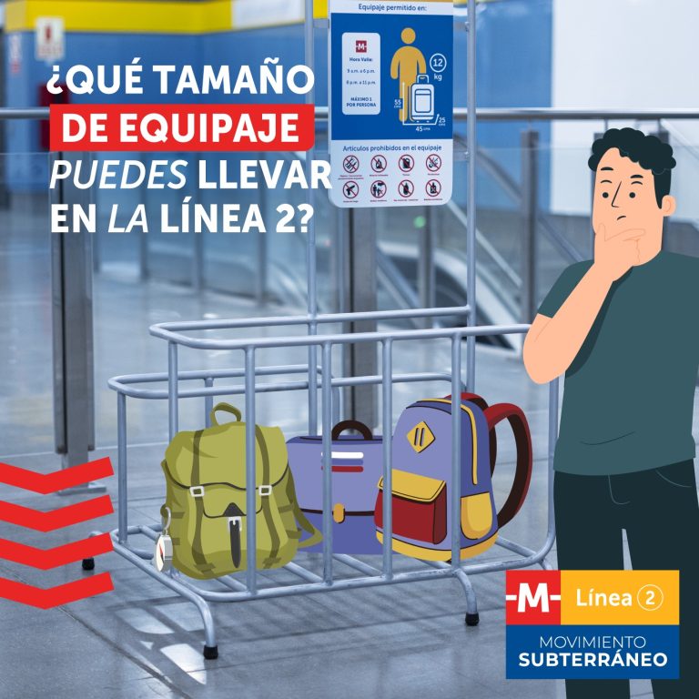 Conoce el tamaño de equipaje que puedes llevar en los trenes de la ...